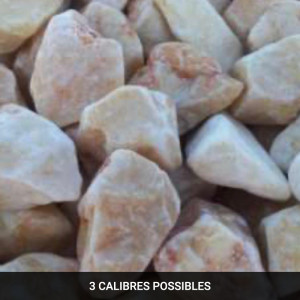 Gravier de marbre Rose Valencia - Bigbag 1T | Gravier concassé à la...