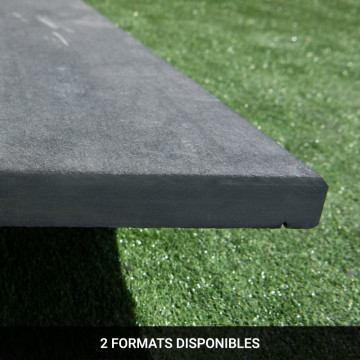 Couvertine Ardoise Noire - 100/25-30cm - Calibrée 3cm - 2 Gouttes d...